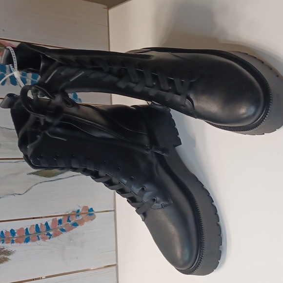Sam Edelman | Shoes | Sam Edelman Evina Platform Womens Combat Leather ...